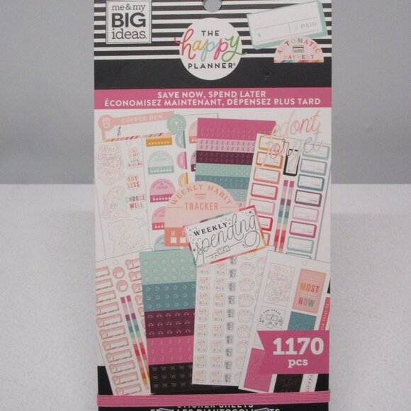 The Happy Planner | Office | Nwt The Happy Planner Expense Tracker Save ...